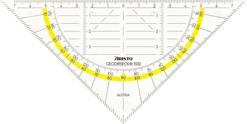 60 Jahre ARISTO Geodreieck - Das Original - Made in AUSTRIA